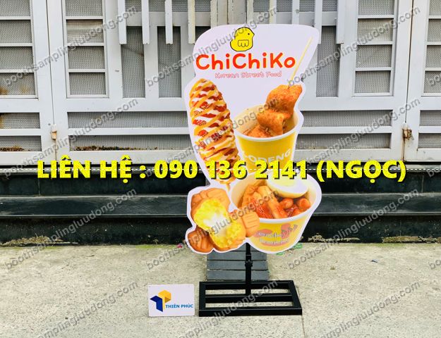 Quảng Cáo Ẩm Thực Standee Mô Hình Food Ngoài Trời Thu Hút Khách TỪ XA